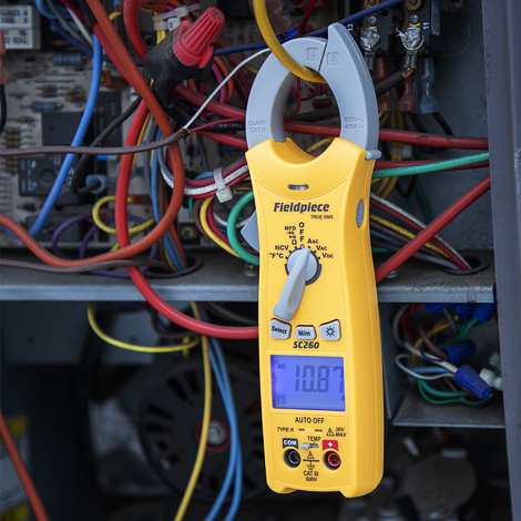SC260 - 400A Compact Clamp Meter With True RMS | Fieldpiece Instruments