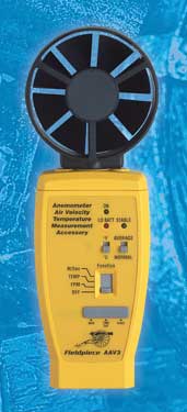 Fieldpiece Instruments’ Compact Model AAV3 Anemometer Accessory Head ...