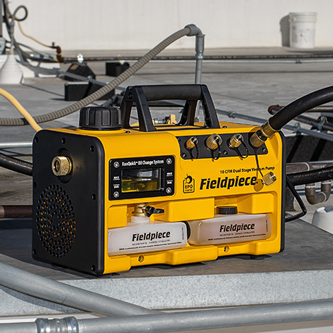VPX7 - 10 CFM Lightweight HVAC Vacuum Pump | Fieldpiece
