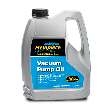 OIL128 – Vacuum Pump Oil Gallon - Fieldpiece Instruments